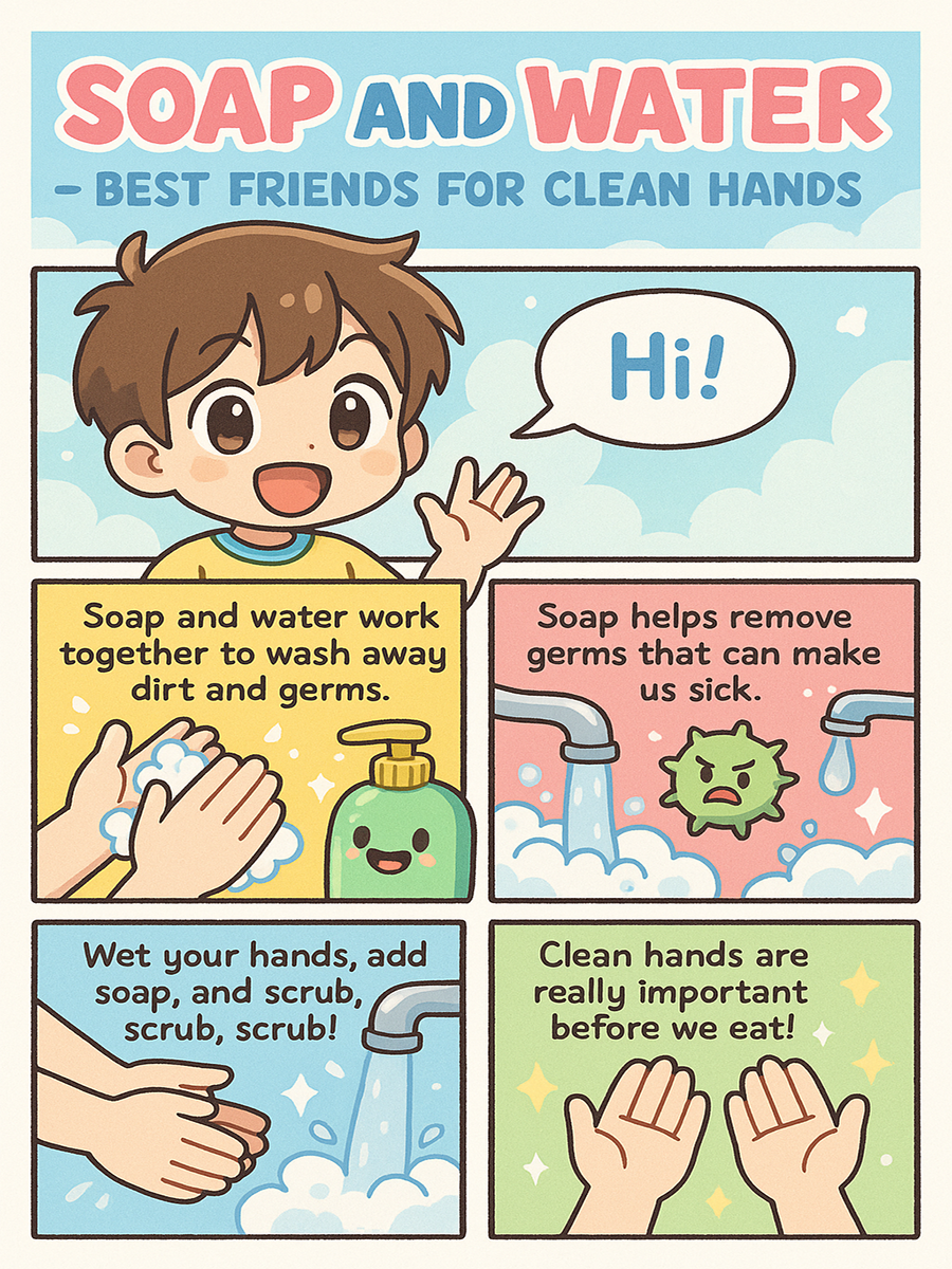 Kids Comic Style Study Posters Vol.3 | Kiddy Store Fortune